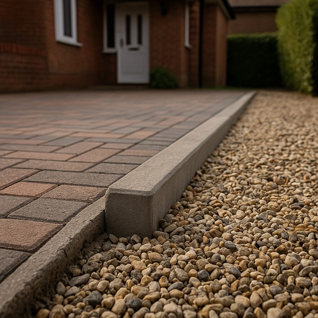 Concrete Edge Restraint - Paving Jointing & Finishing & Landscaping