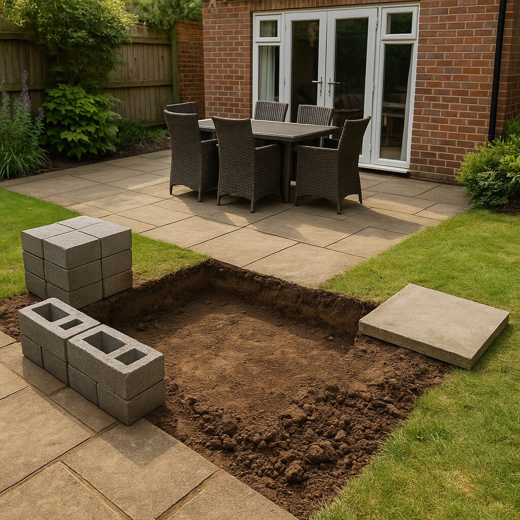 How Deep To Dig For Patio Sub Base - Site Preparation & Planning