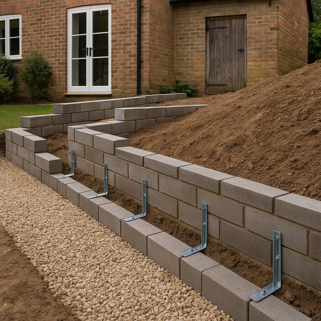Anchor Low Walls On Sloped Ground | UKPTG