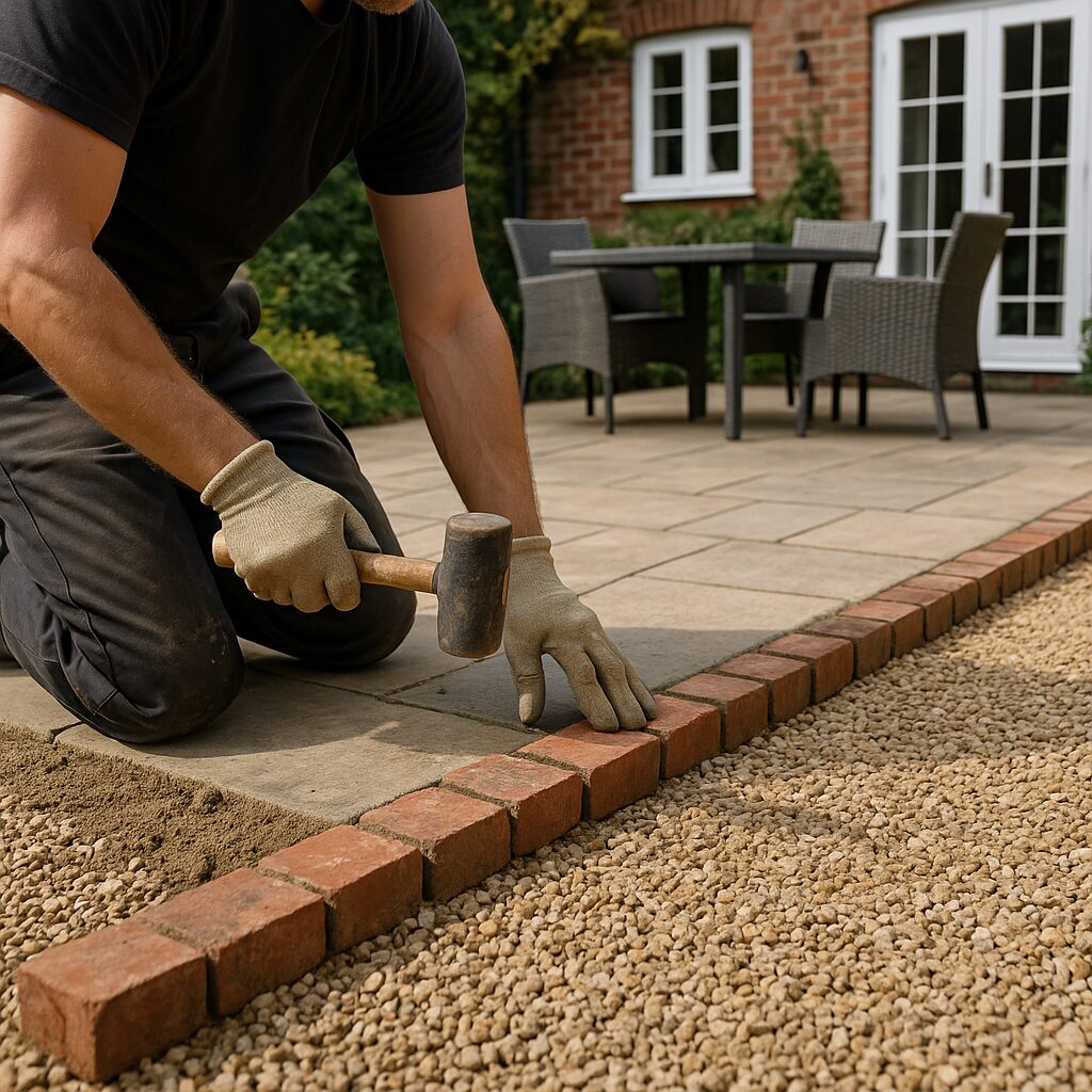 Edge A Patio With Bricks | Professional Guide | UKPTG