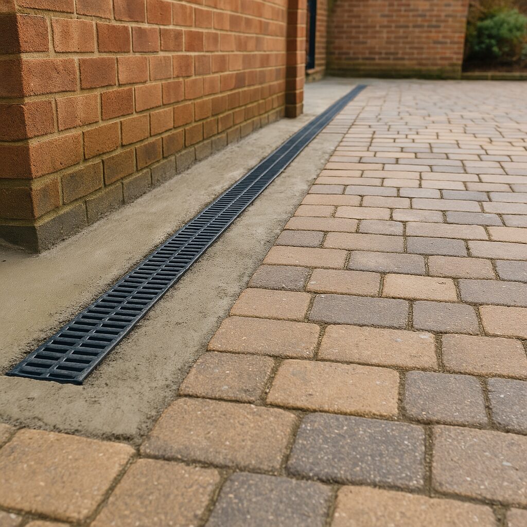 Install Aco Drain In Concrete - Drainage & Water Management & Drainage