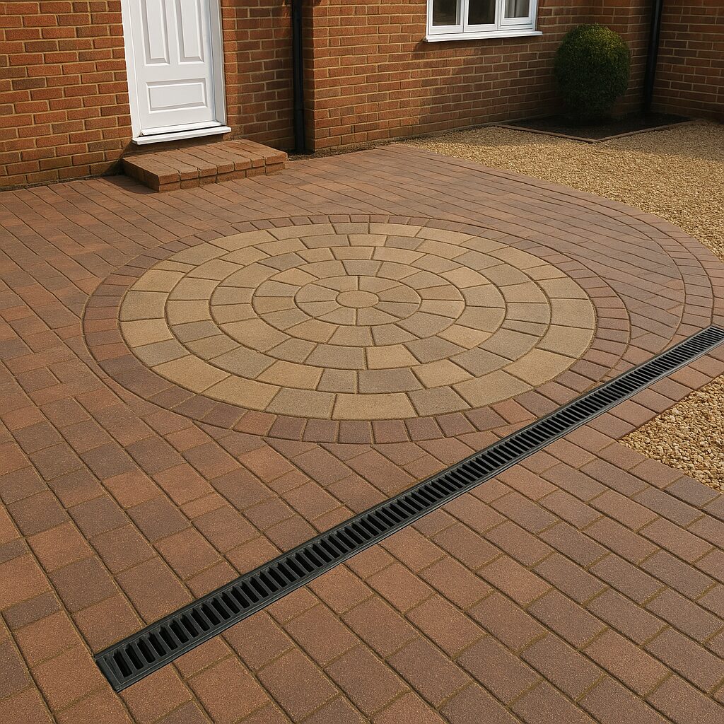 Install Channel Drain In Block Paving - Drainage & Water Management