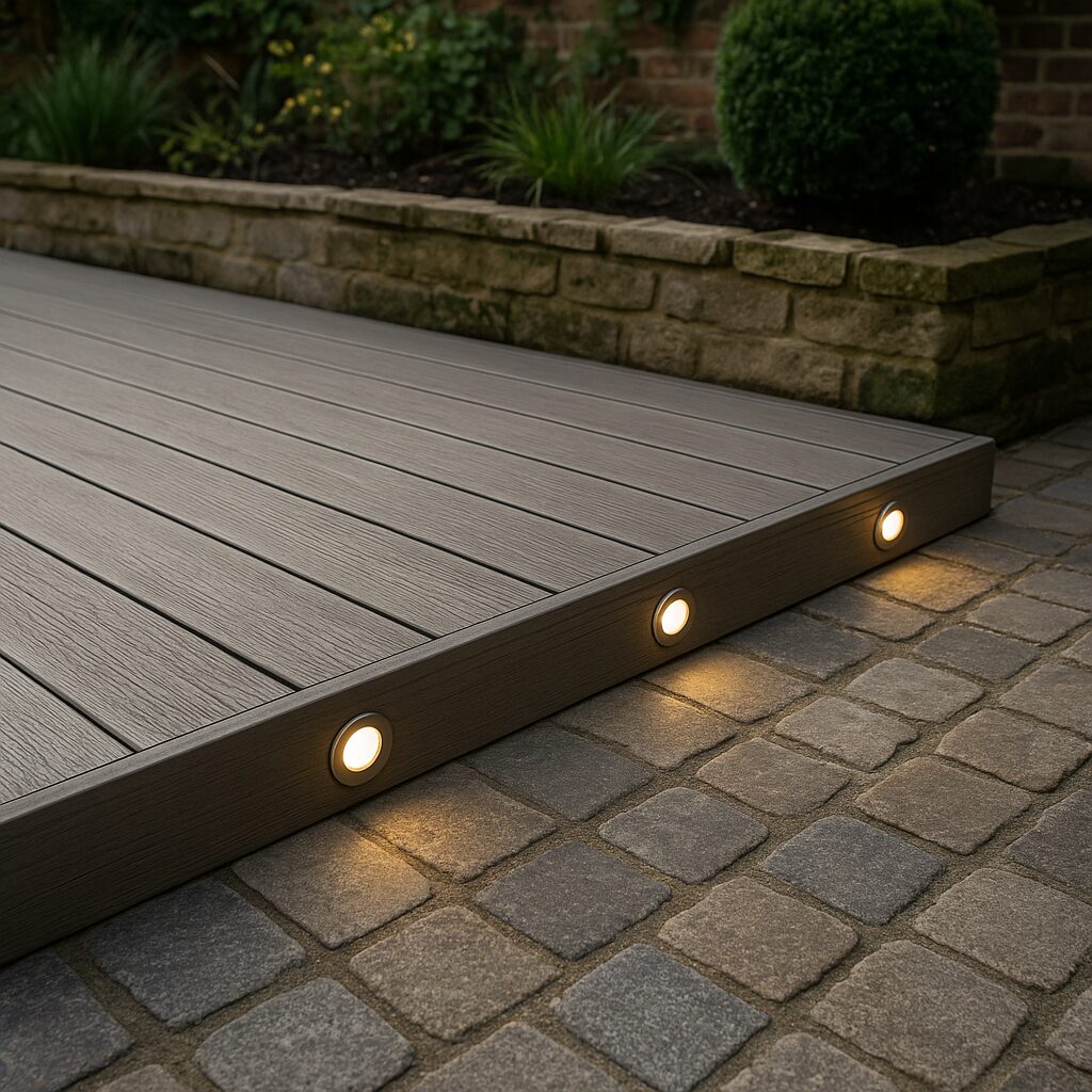 Install Decking Lights In Composite Guide | UKPTG