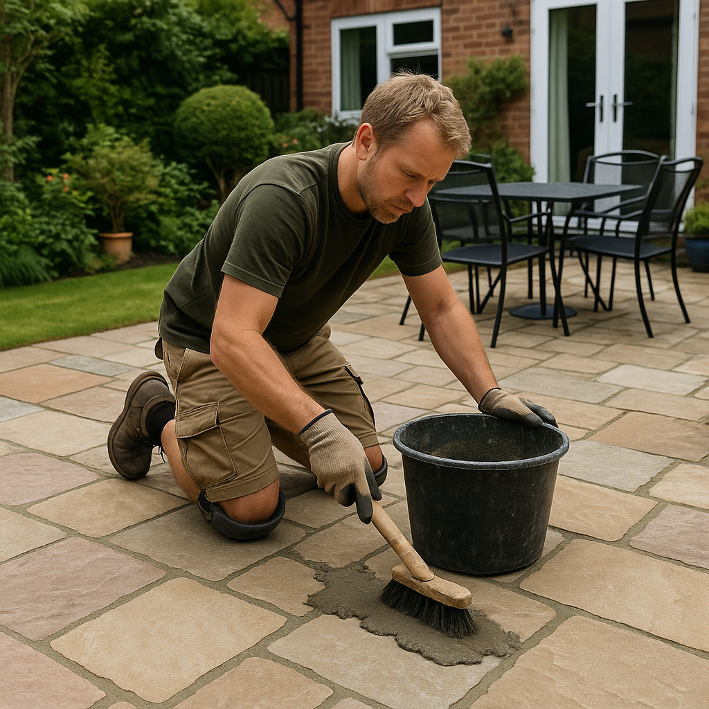 Joint Natural Stone Patio | Professional Guide | UKPTG