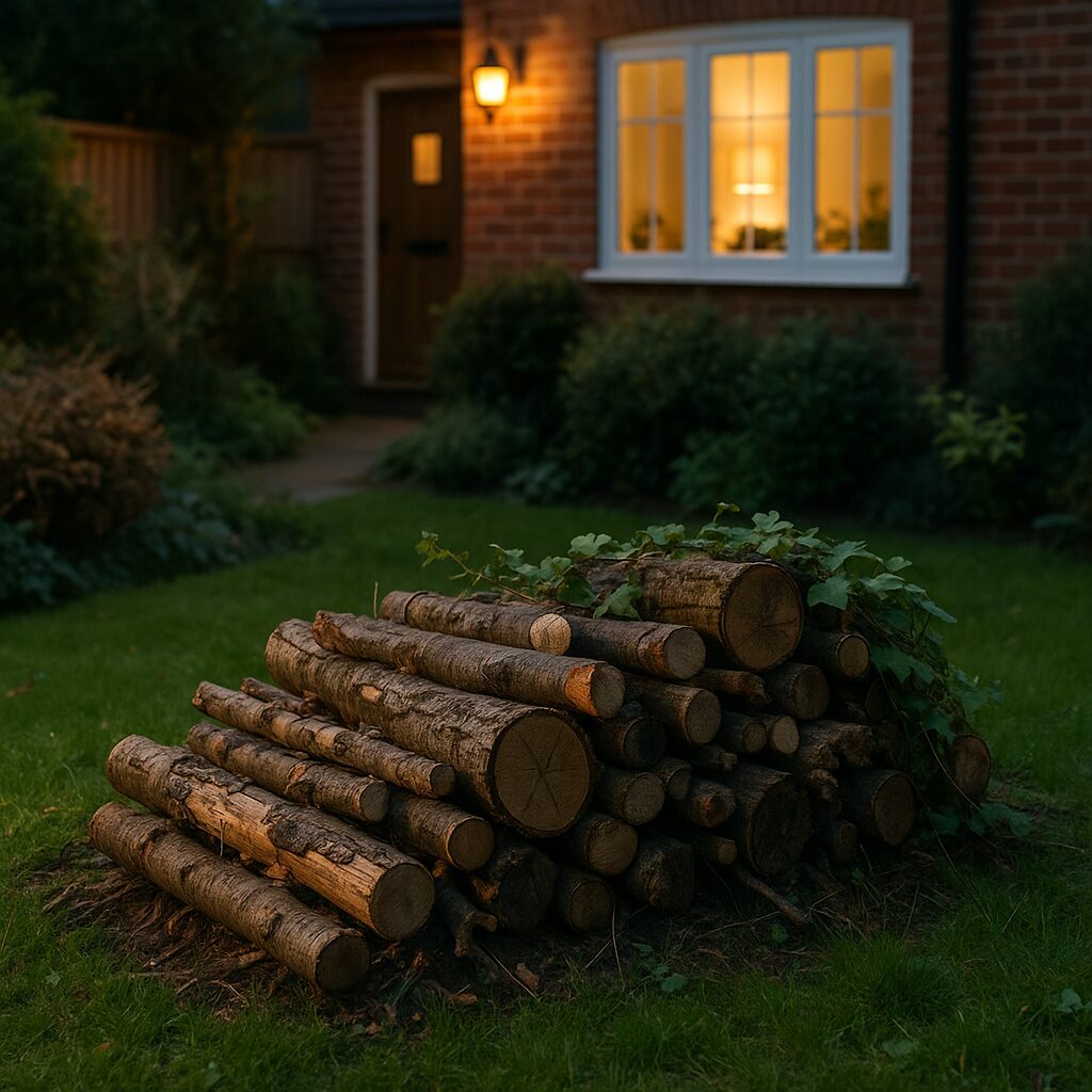 Make A Log Pile For Wildlife | Professional Guide | UKPTG