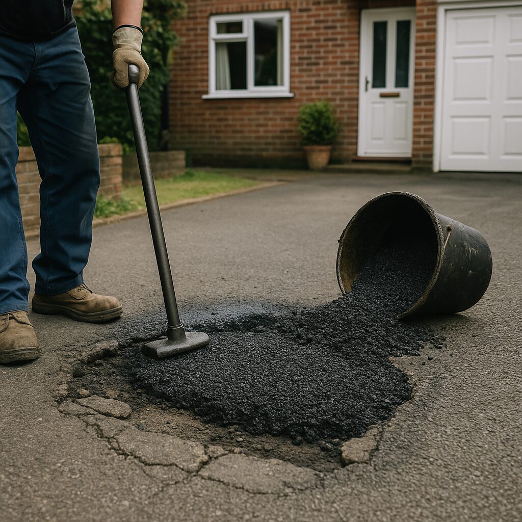 Repair Pothole In Tarmac Driveway Guide | UKPTG