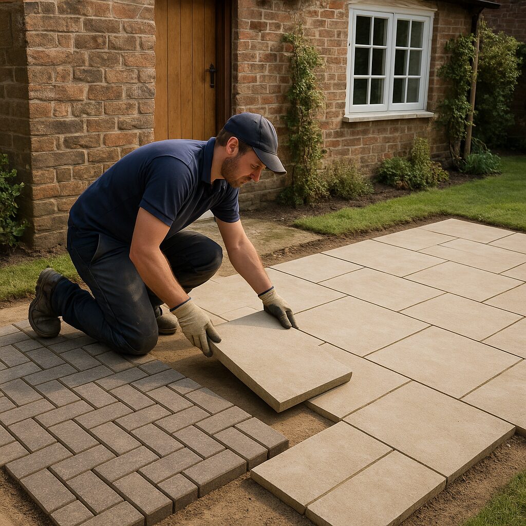 Rotate Paving Layout For Best Fall Guide | UKPTG