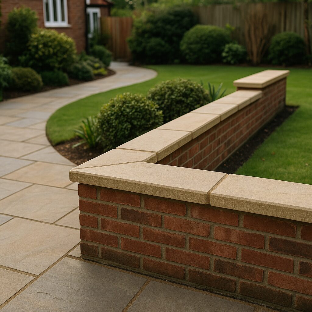 Use Coping Stones As Wall Cappings - Landscaping & Artificial Grass