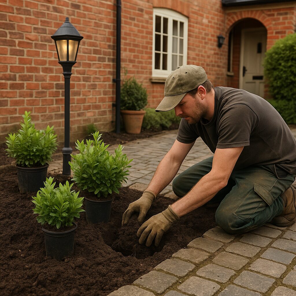 Planting Shrubs - Soft Landscaping & Drainage
