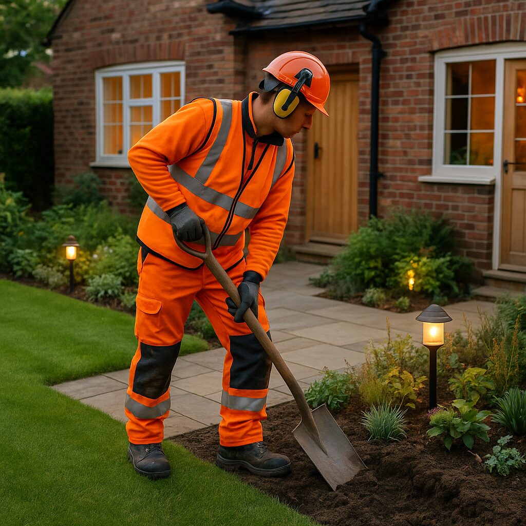 Using Ppe In Landscaping Work - Safety & Regulations & Drainage