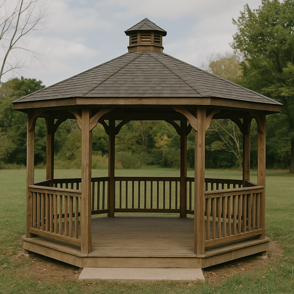 Gazebo Foundation - Hard Landscaping Features & Block Paving