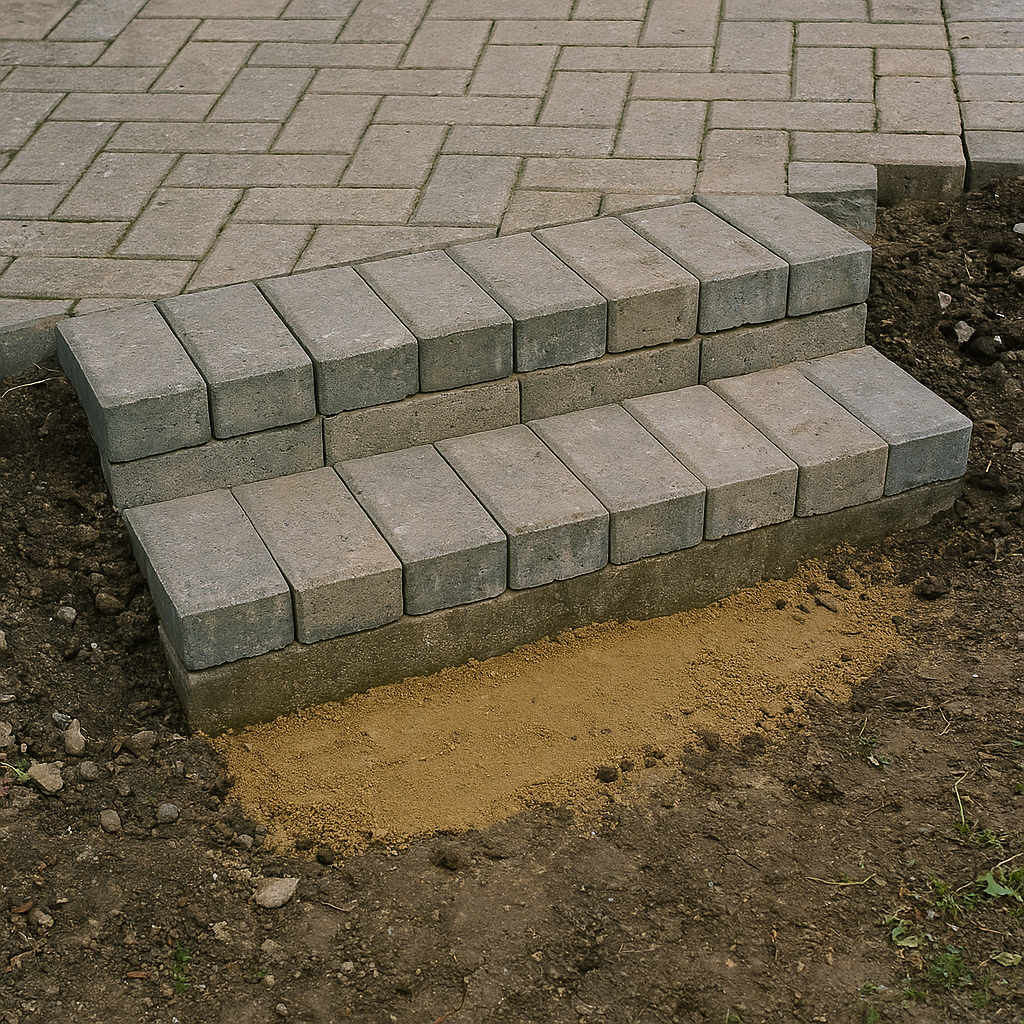 Build A Garden Step With Block Guide | UKPTG