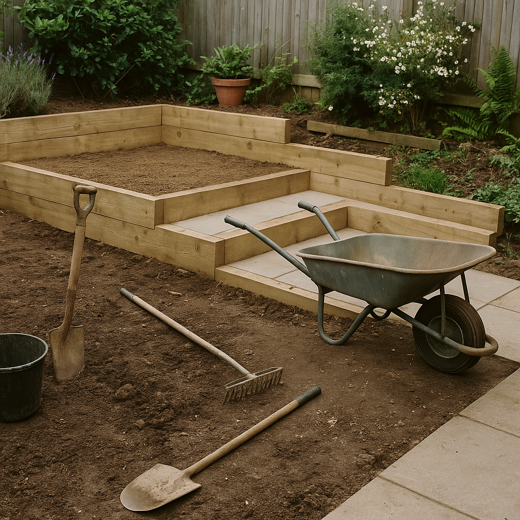 Build A Split Level Garden Design Guide | UKPTG