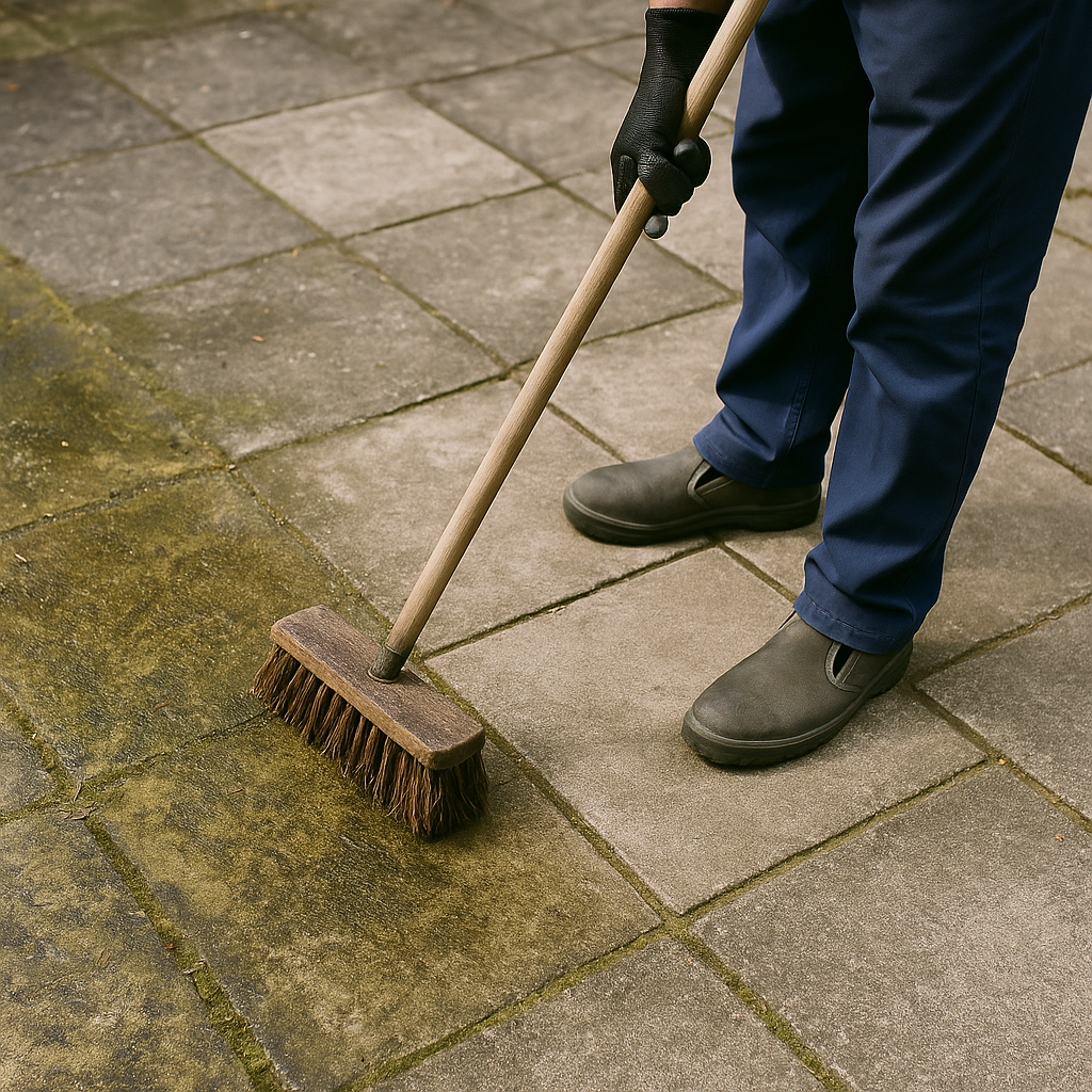 Clean Algae From Paving Slabs Guide | UKPTG