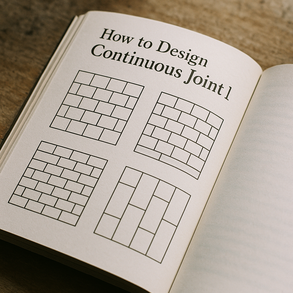 Design Continuous Joint Lines Guide | UKPTG