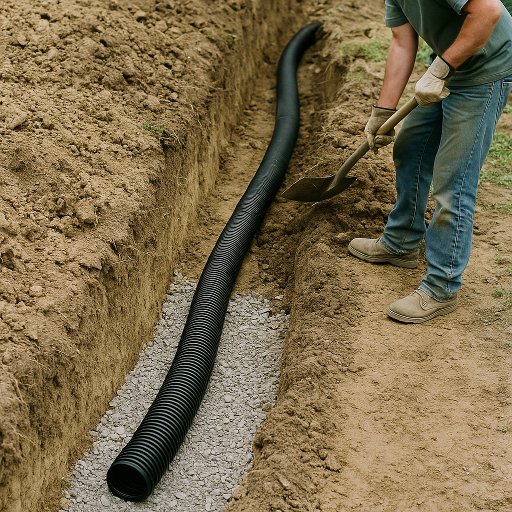 Install Drainage In Clay Soil - Drainage & Water Management & Gravel