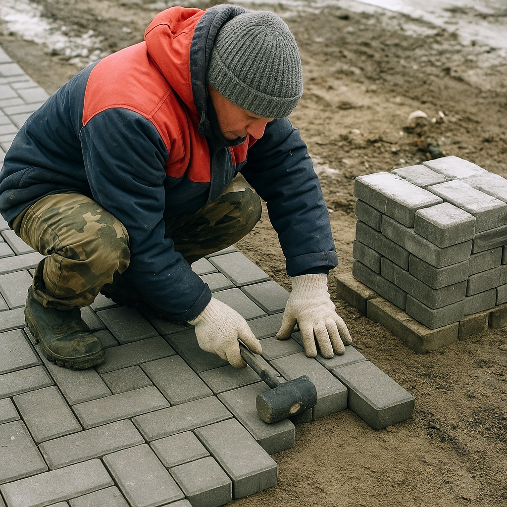 Laying Paving In Cold Weather - Paving Installation & Block Paving