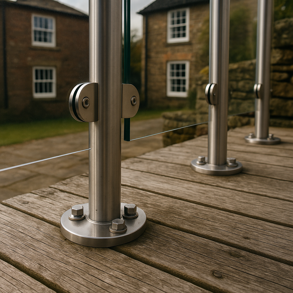 Balustrade Post Bases And Fixings - Balustrades & Railings